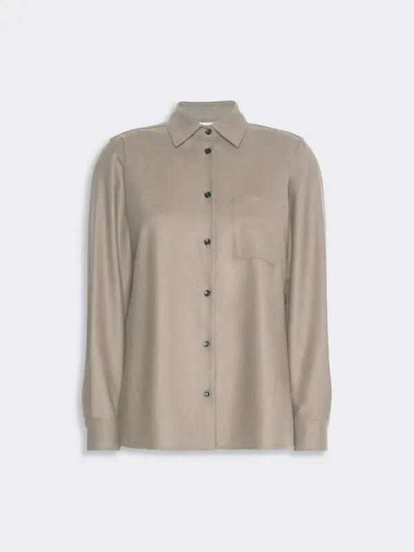 Max Mara Cashmere Foulé Shirt