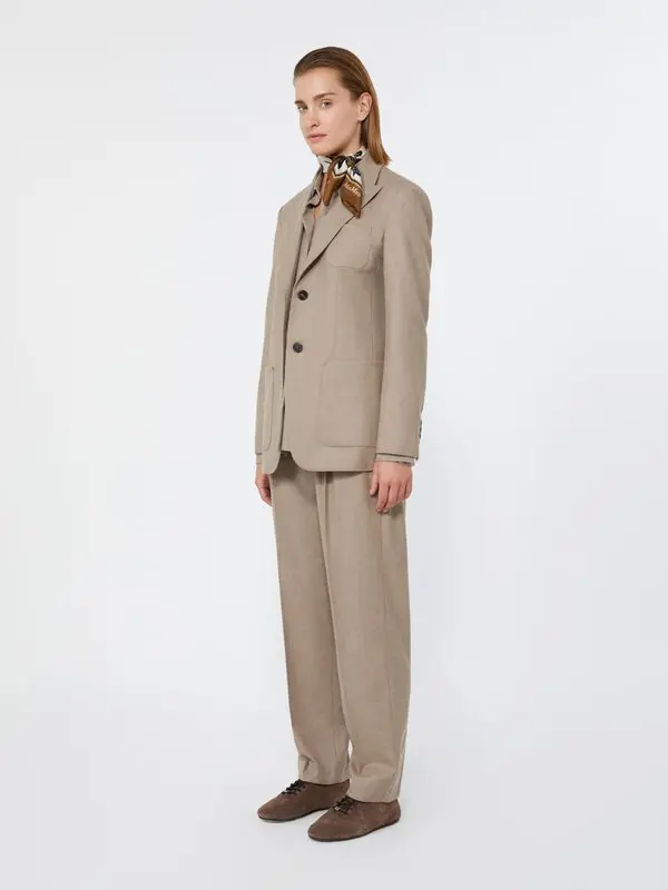 Max Mara Cashmere Foulé Shirt