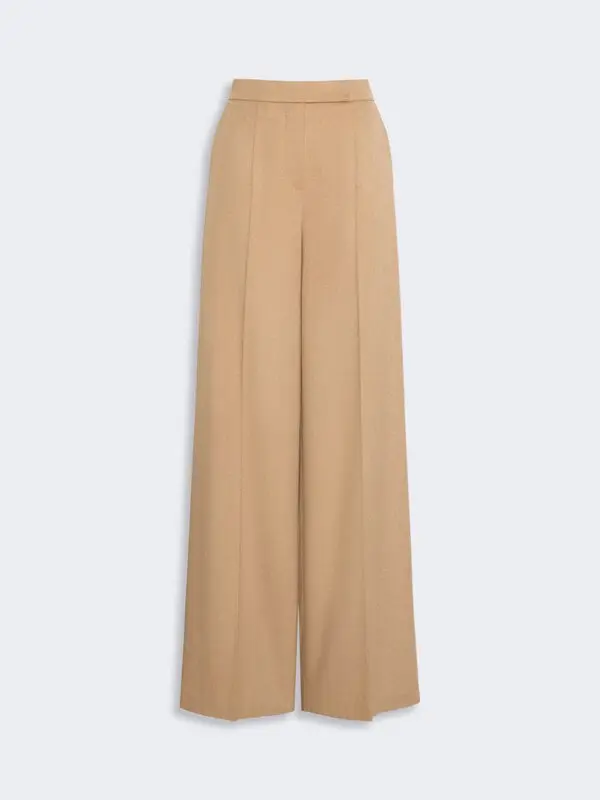 Max Mara Wide Sable-look Trousers