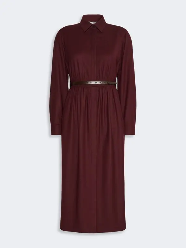 Max Mara Wool Flannel Shirt Dress