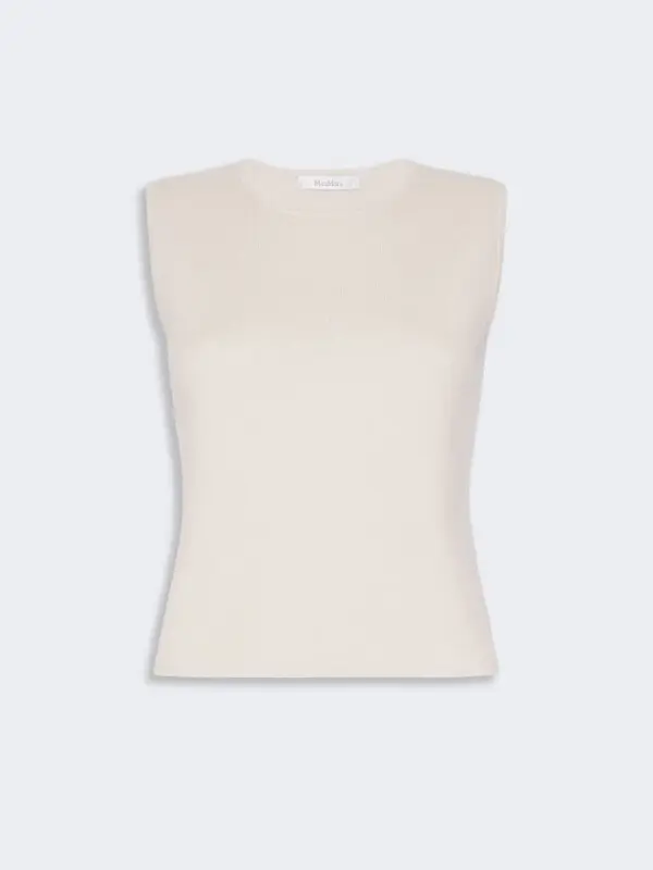 Max Mara Wool And Cashmere Sleeveless Sweater