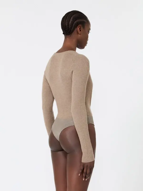 Max Mara Cashmere Rib-knit Bodysuit