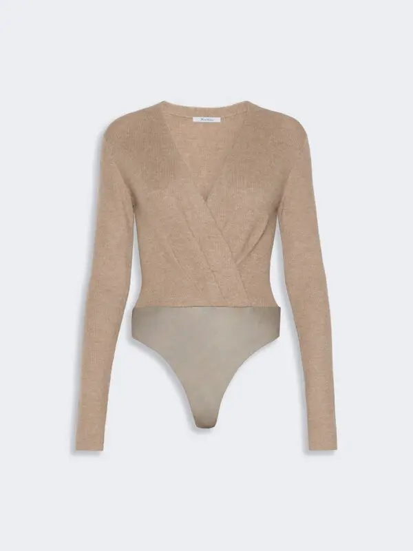 Max Mara Cashmere Rib-knit Bodysuit