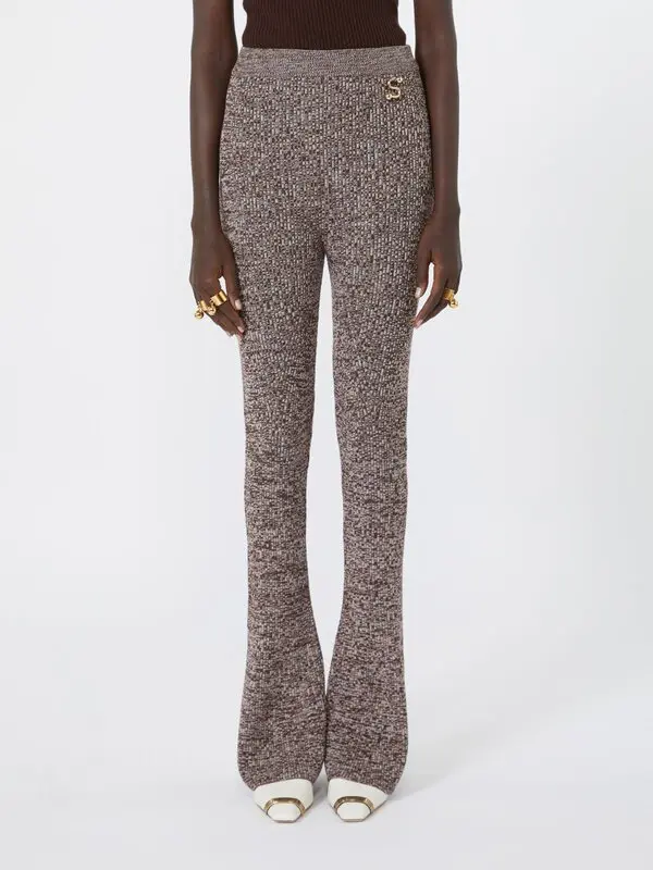 Max Mara Wool-blend Slim Flared Trousers