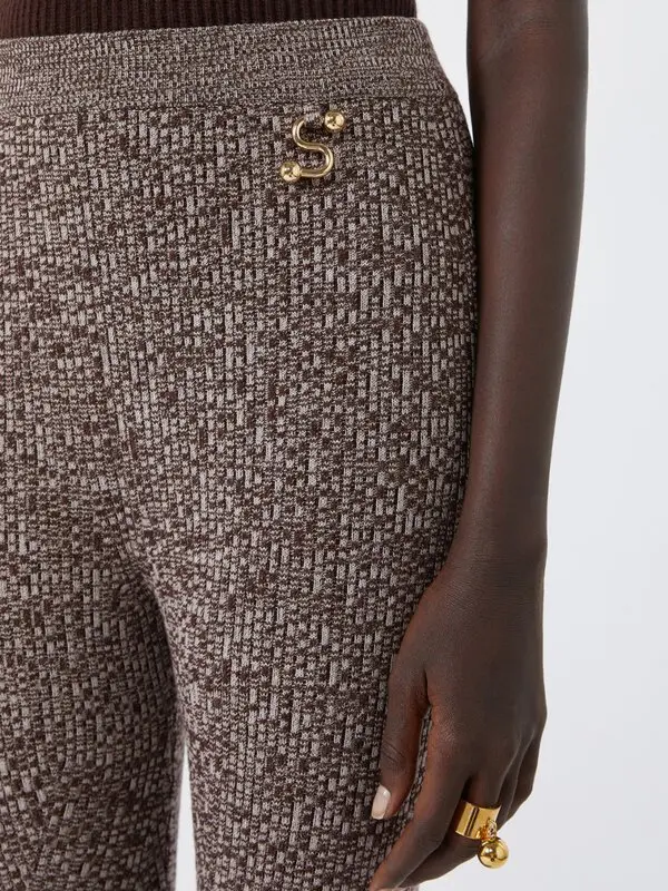 Max Mara Wool-blend Slim Flared Trousers