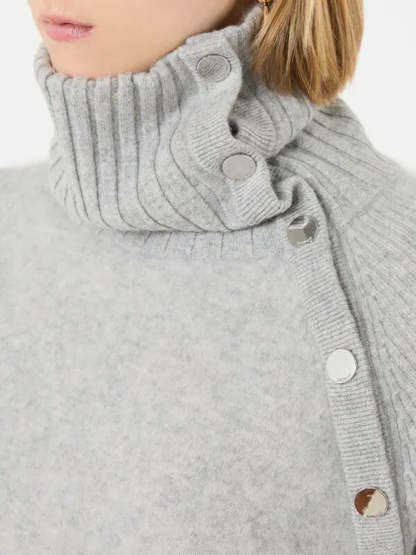 Max Mara Slim Asymmetrical Wool Sweater