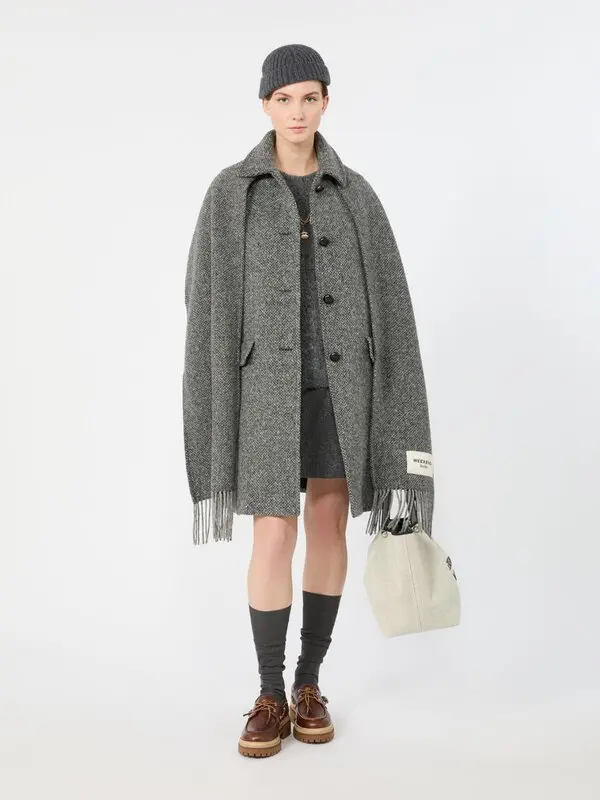 Max Mara Wool-blend Tweed Coat