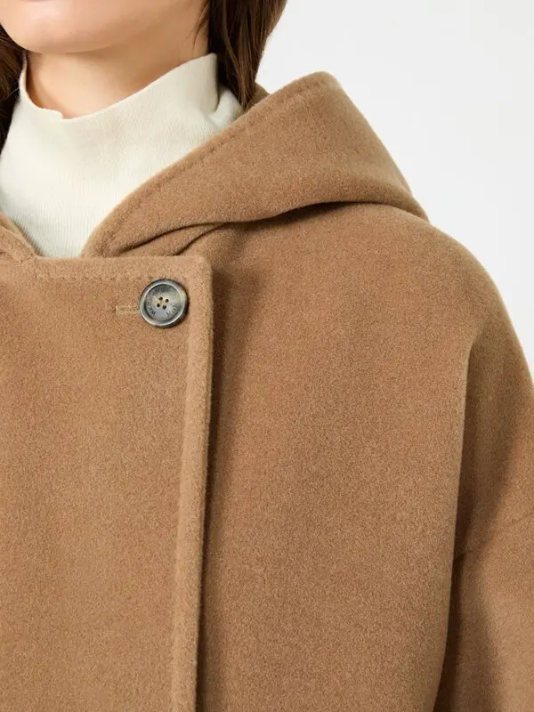 Max Mara Wool And Alpaca Beaver Cloth Coat