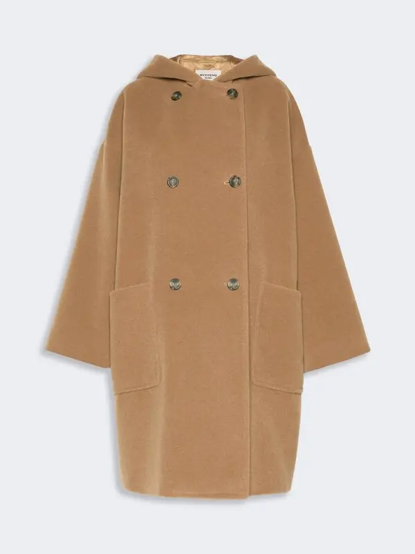 Max Mara Wool And Alpaca Beaver Cloth Coat