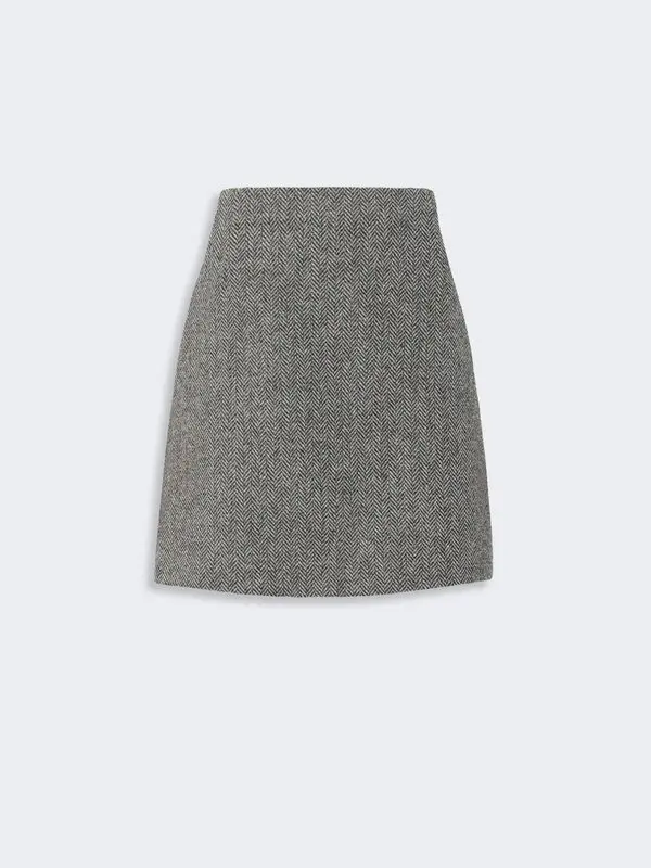 Max Mara Wool Blend Short Skirt