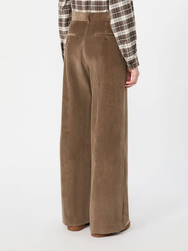 Max Mara Cotton Velvet Trousers