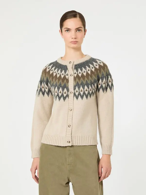 Max Mara Alpaca And Wool Blend Cardigan