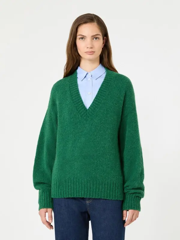 Max Mara Alpaca And Cotton Yarn Sweater