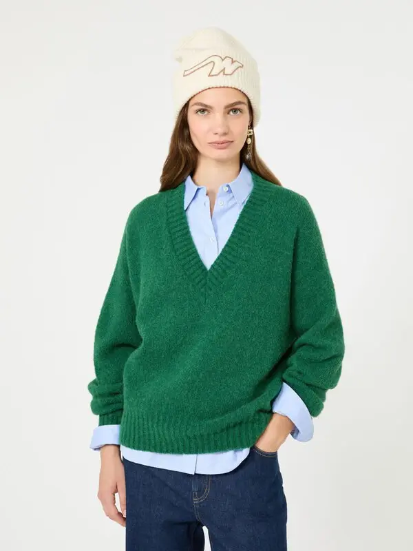 Max Mara Alpaca And Cotton Yarn Sweater