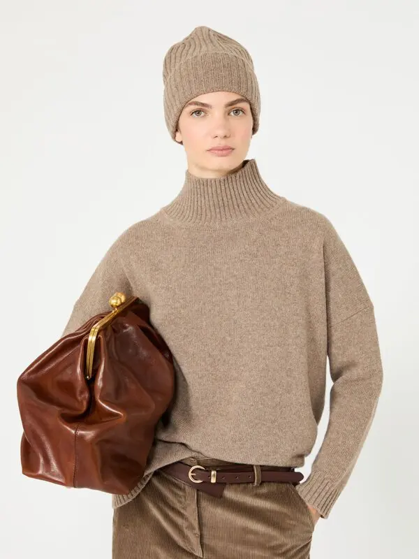 Max Mara Wool Knit Turtleneck Jumper