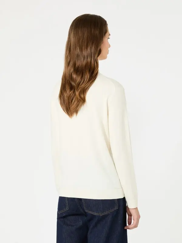 Max Mara Wool And Silk Knit Turtleneck