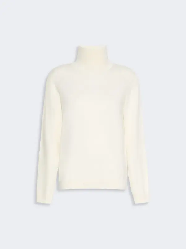 Max Mara Wool And Silk Knit Turtleneck