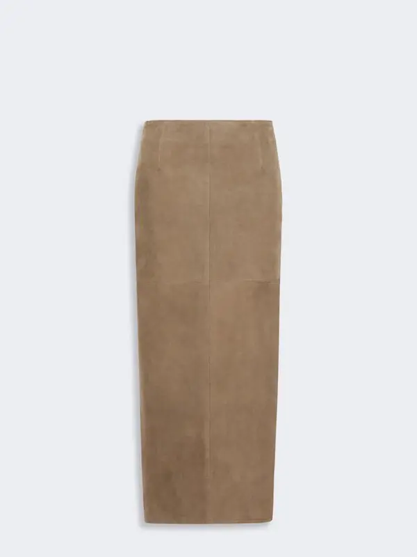 Max Mara Suede Midi Skirt