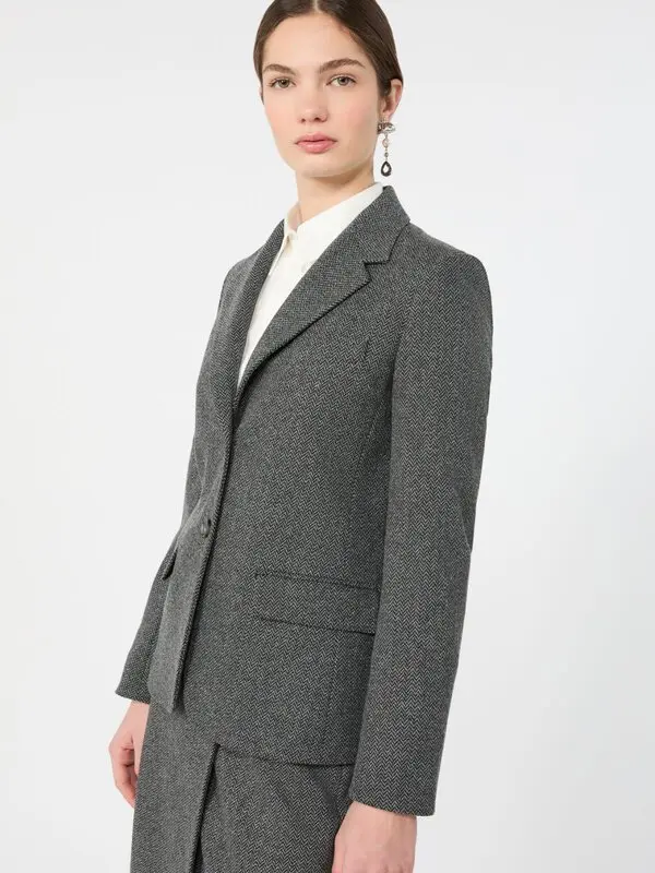 Max Mara Jacquard Jersey Blazer