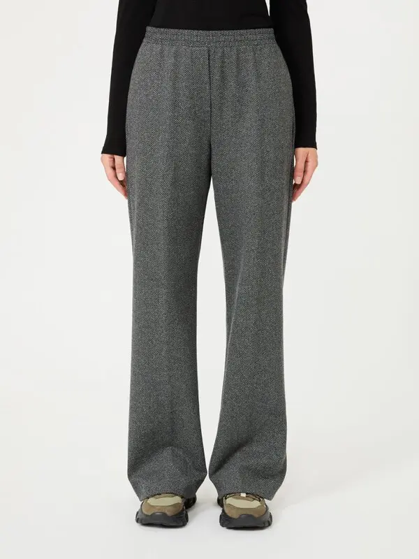 Max Mara Jacquard Jersey Trousers