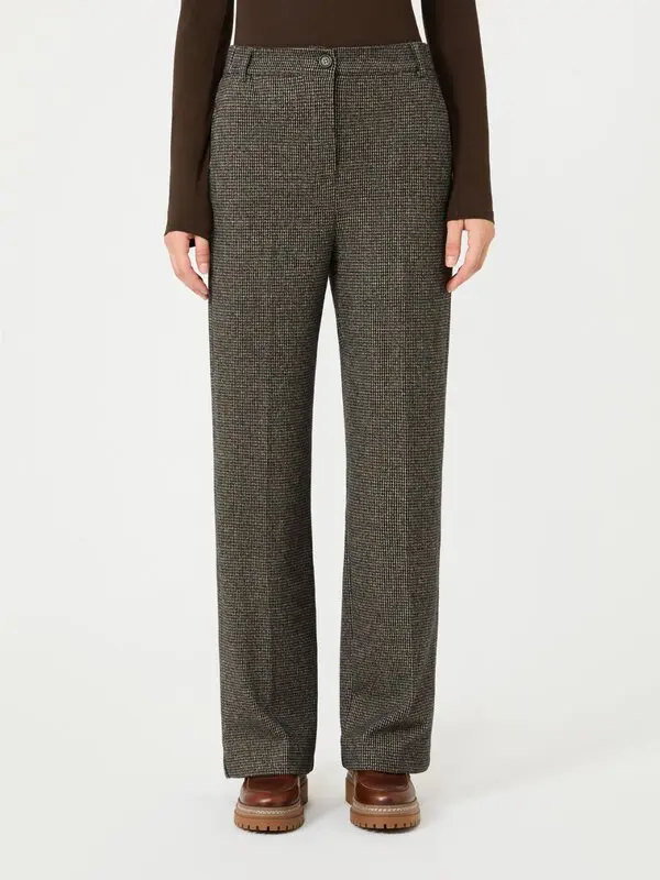 Max Mara Micro Jacquard Jersey Trousers