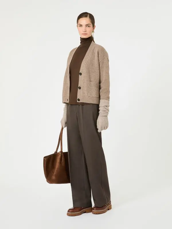 Max Mara Slim-fit Stretch Viscose Jersey Turtleneck Top