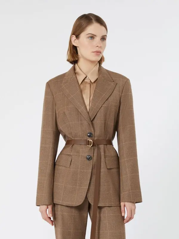 Max Mara Wool Flannel Blazer