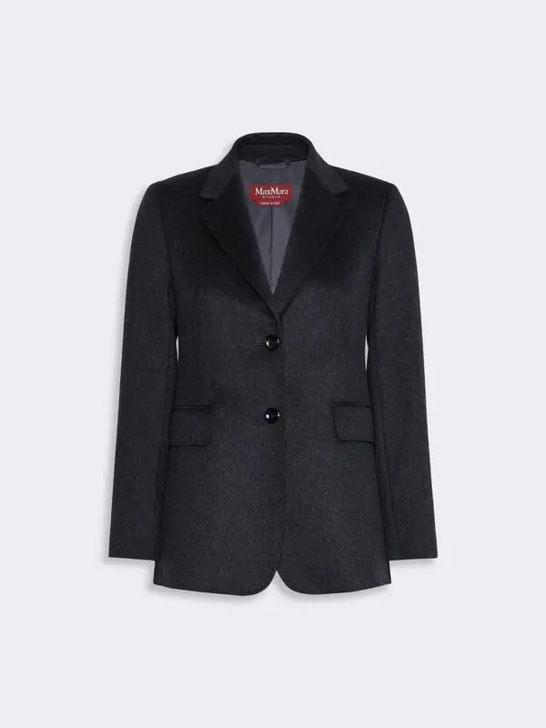 Max Mara Single-breasted Wool Broadcloth Blazer