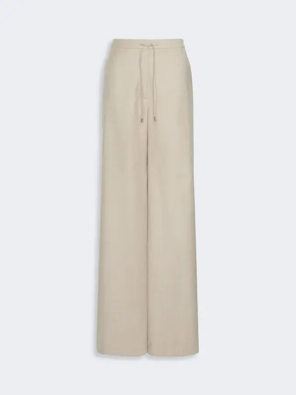 Max Mara Stretch Wool Flannel Joggers