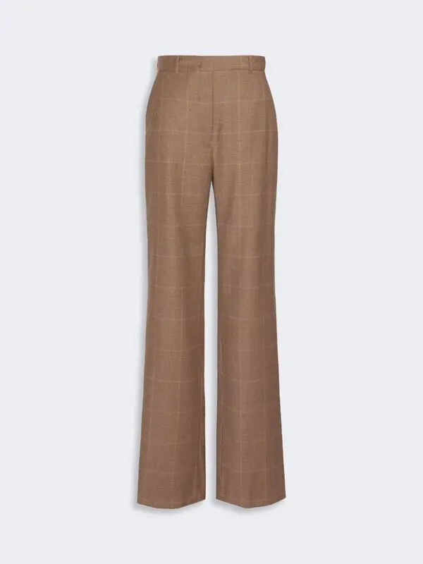 Max Mara Straight-fit Wool Flannel Trousers