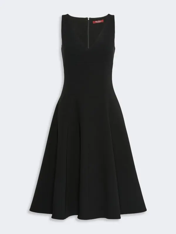 Max Mara Cady Midi Dress With Circle Skirt