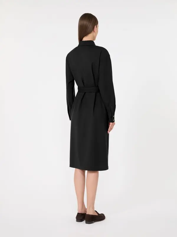 Max Mara Woolen Cloth Shirt Dress