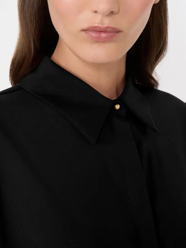 Max Mara Woolen Cloth Shirt Dress