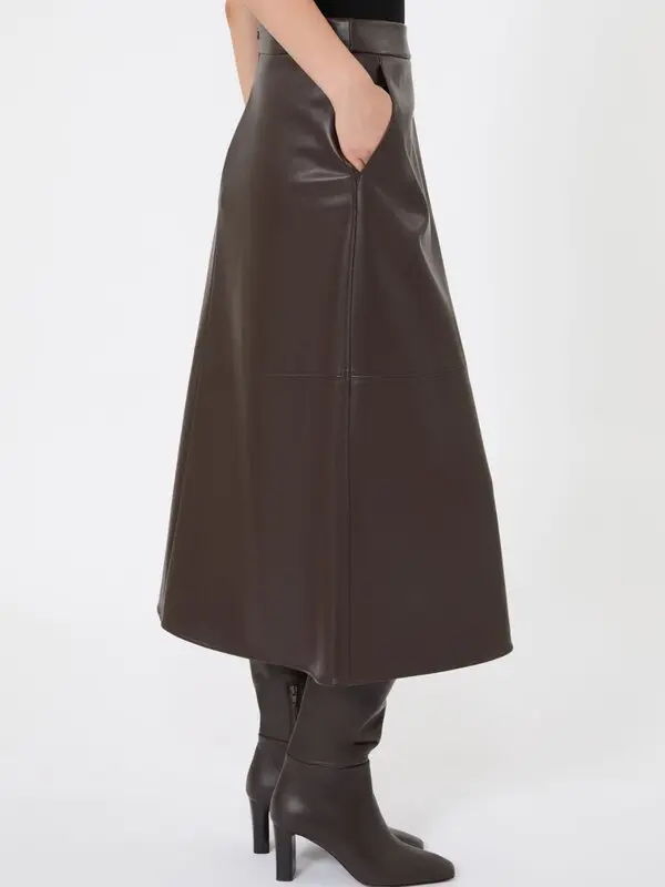 Max Mara Coated Jersey Circle Skirt