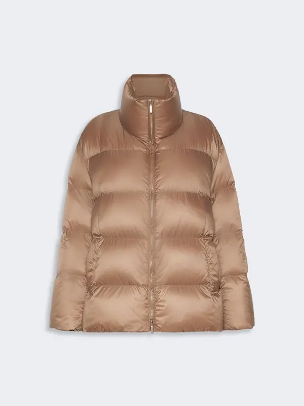 Max Mara Roomy Puffer Jacket In Water-repellent Plain-weave Fabric