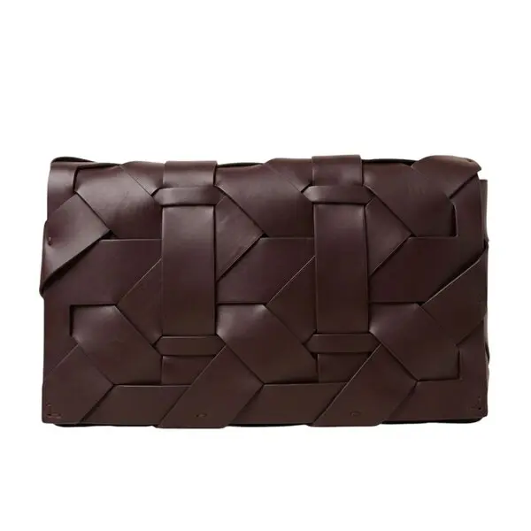 THE BAG ICON The Zenobia Woven Clutch