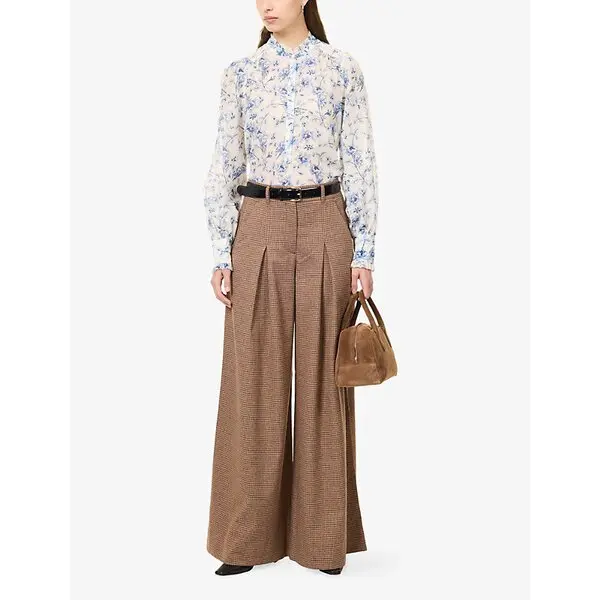 ME+EM Ultimate Wide-leg Twill Trousers