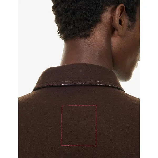 UMA WANG Tavis Flap-pockets Wool-blend Shirt