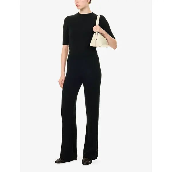 Le Kasha Banvir Flared-leg Cashmere Trousers