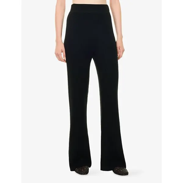 Le Kasha Banvir Flared-leg Cashmere Trousers