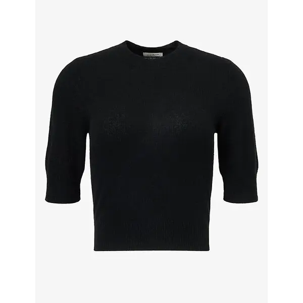 Le Kasha Boxy Short-sleeve Cashmere Jumper