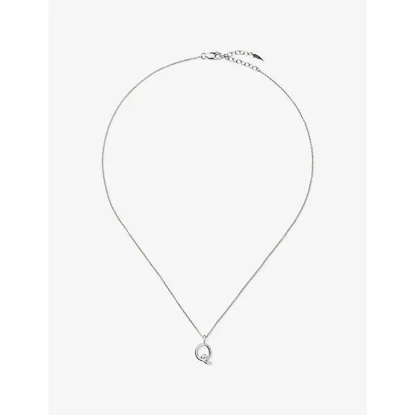 MISSOMA Curly Molten Mini Initial Q -plated Sterling- Necklace