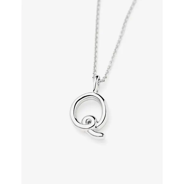 MISSOMA Curly Molten Mini Initial Q -plated Sterling- Necklace