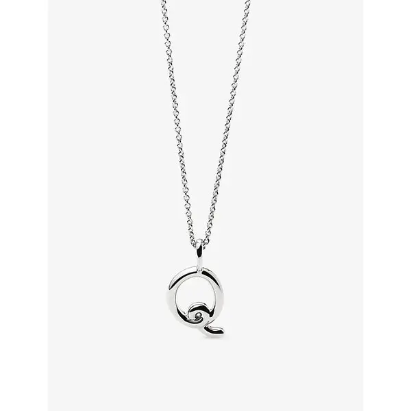 MISSOMA Curly Molten Mini Initial Q -plated Sterling- Necklace
