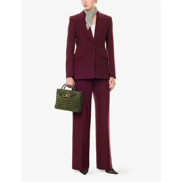 Gabriela Hearst Leiva Single-breasted Cashmere-blend Blazer