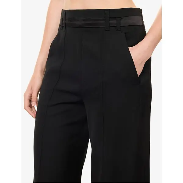 ME+EM Me + Em Tapered Wool-blend Trousers