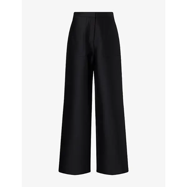 Le Kasha Wool-blend Wide-leg Trousers