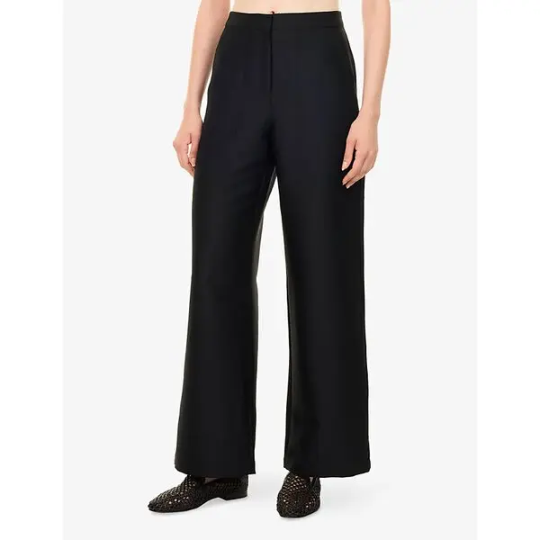 Le Kasha Wool-blend Wide-leg Trousers