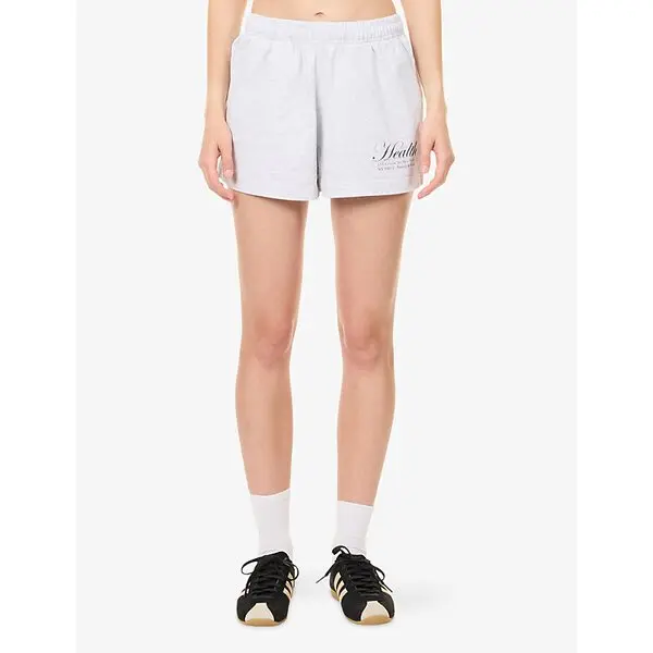 SPORTY & RICH Ny Health Disco Cotton Shorts