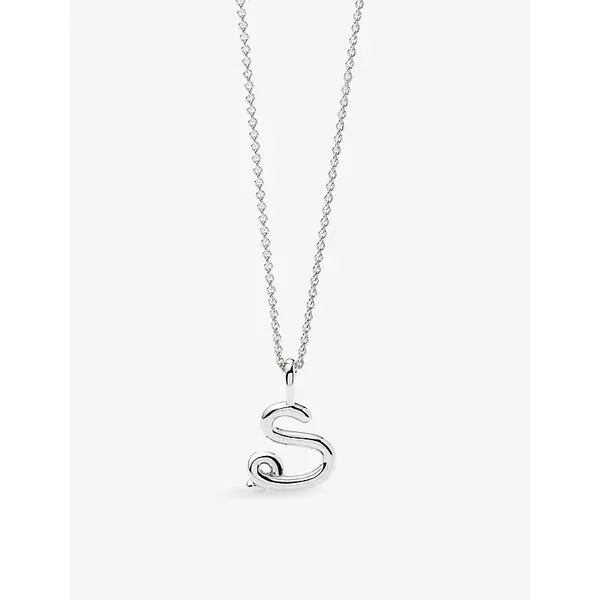 MISSOMA Curly Molten Mini Initial S -plated Sterling Necklace - Silver